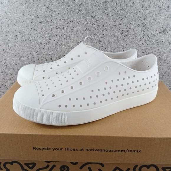 Native | Shoes | Native Jefferson White Shell Waterproof Shoes | Poshmark